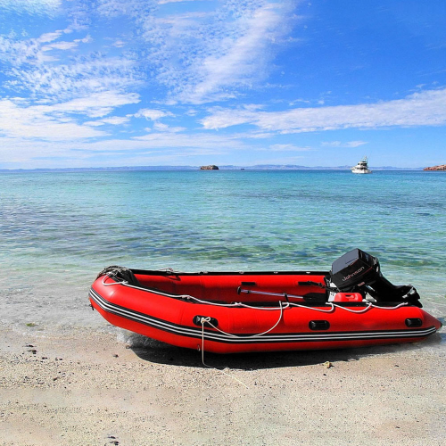 Buy Wholesale China Aluminum Floor Rib Inflatable Rescue Boat Rigid ...