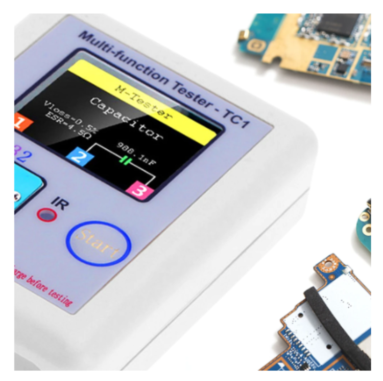 Lcr-tc1 1.8" Tft Lcd Display Multi-meter Transistor Tester Diode Triode ...