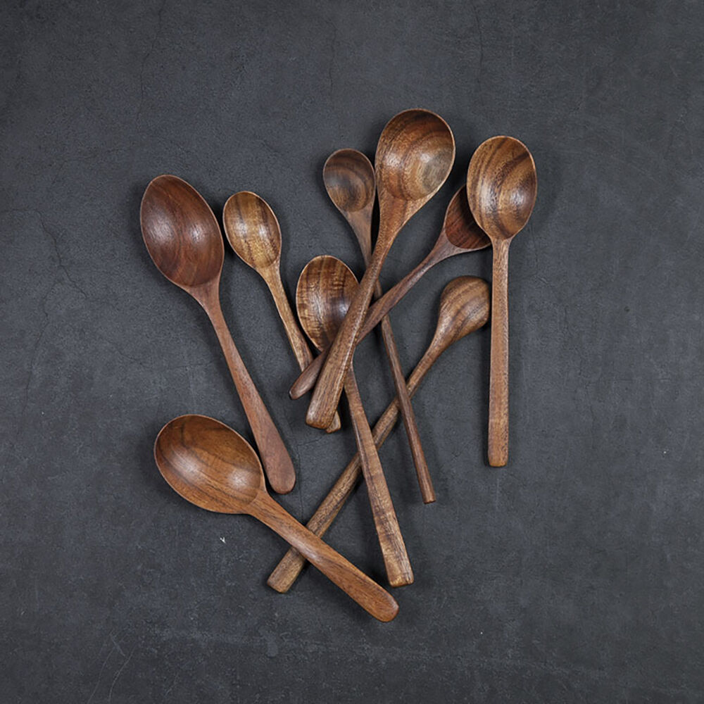 Buy Wholesale China Wholesale Custom Logo Wooden Coffee Spoon Acacia ...