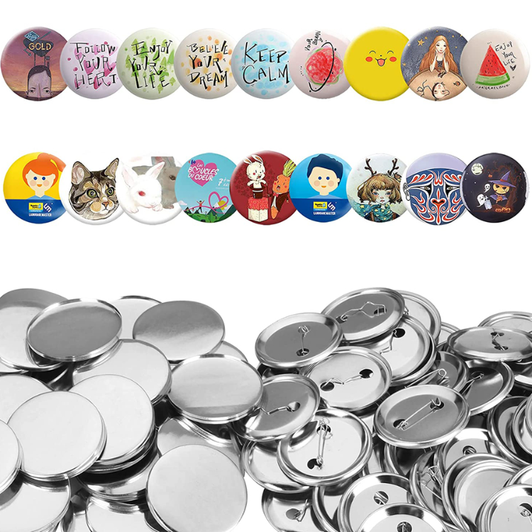 58mm Diy Metal Button Parts Supplies For Button Maker Machine Round Diy ...