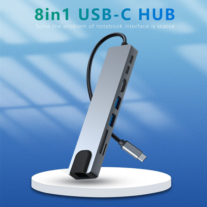 Buy Wholesale China Factory Customized Logo 8 Port Usb3.0 Hub 8-in-1 ...