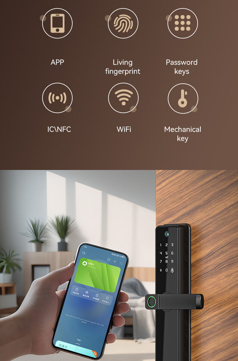 Buy Wholesale China Tuya Wifi Fingerprint Recognition Smart Door Lock Cat Eye Automatic Face ...