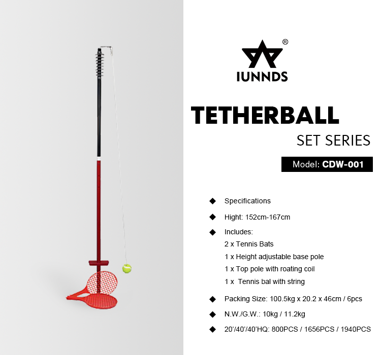 Tetherball Swingball Set High Quality Portable Tennis Trainer Equipment ...