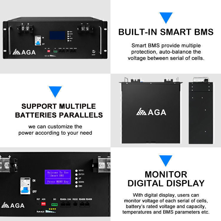 Buy Wholesale China Aga Built-in Bms Off Grid 48v 100ah Grade A ...