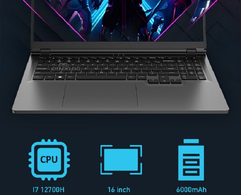 Buy Wholesale China Gaming Laptop 16inch I7-12700h Rtx 3060 Thin And ...