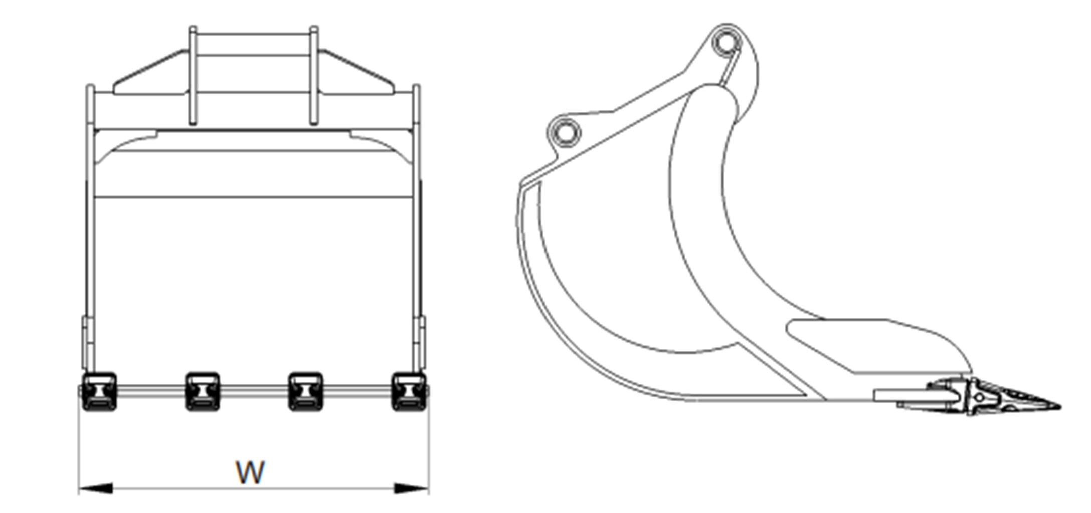 Buy Wholesale China Wholesale Heavy Duty Dig Bucket E-010-dg-55-s30 ...