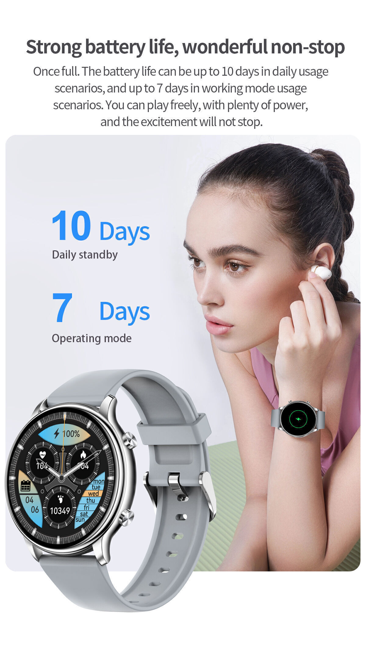 Buy Wholesale China Oem / Odm Bt Call Smart Watch Capacitive Full Touch ...