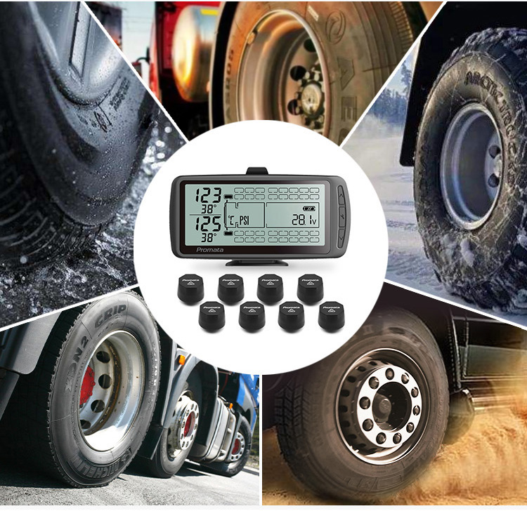 203psi Truck Tpms Tire Pressure Monitoring Sensor System 8 Sensor For ...