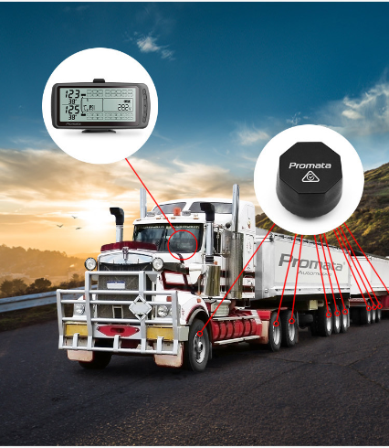 203psi Truck Tpms Tire Pressure Monitoring Sensor System 8 Sensor For ...