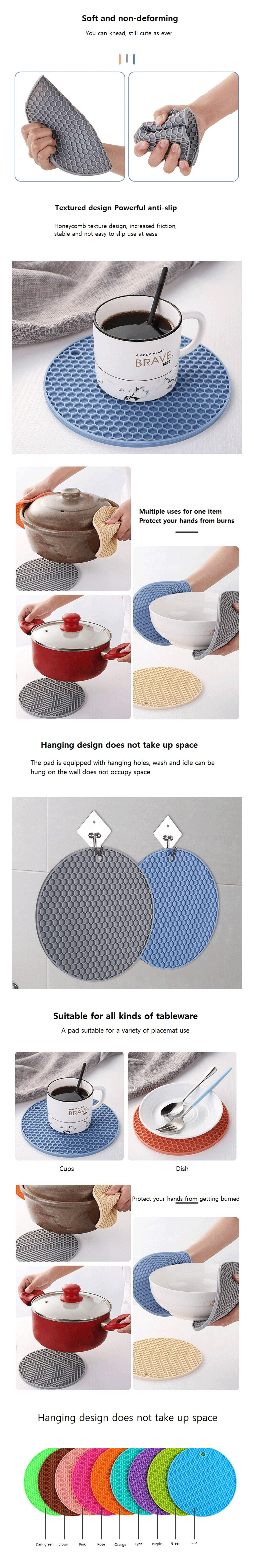 Buy Wholesale China Silicone Mat Coaster Food Grade Material Placemat ...