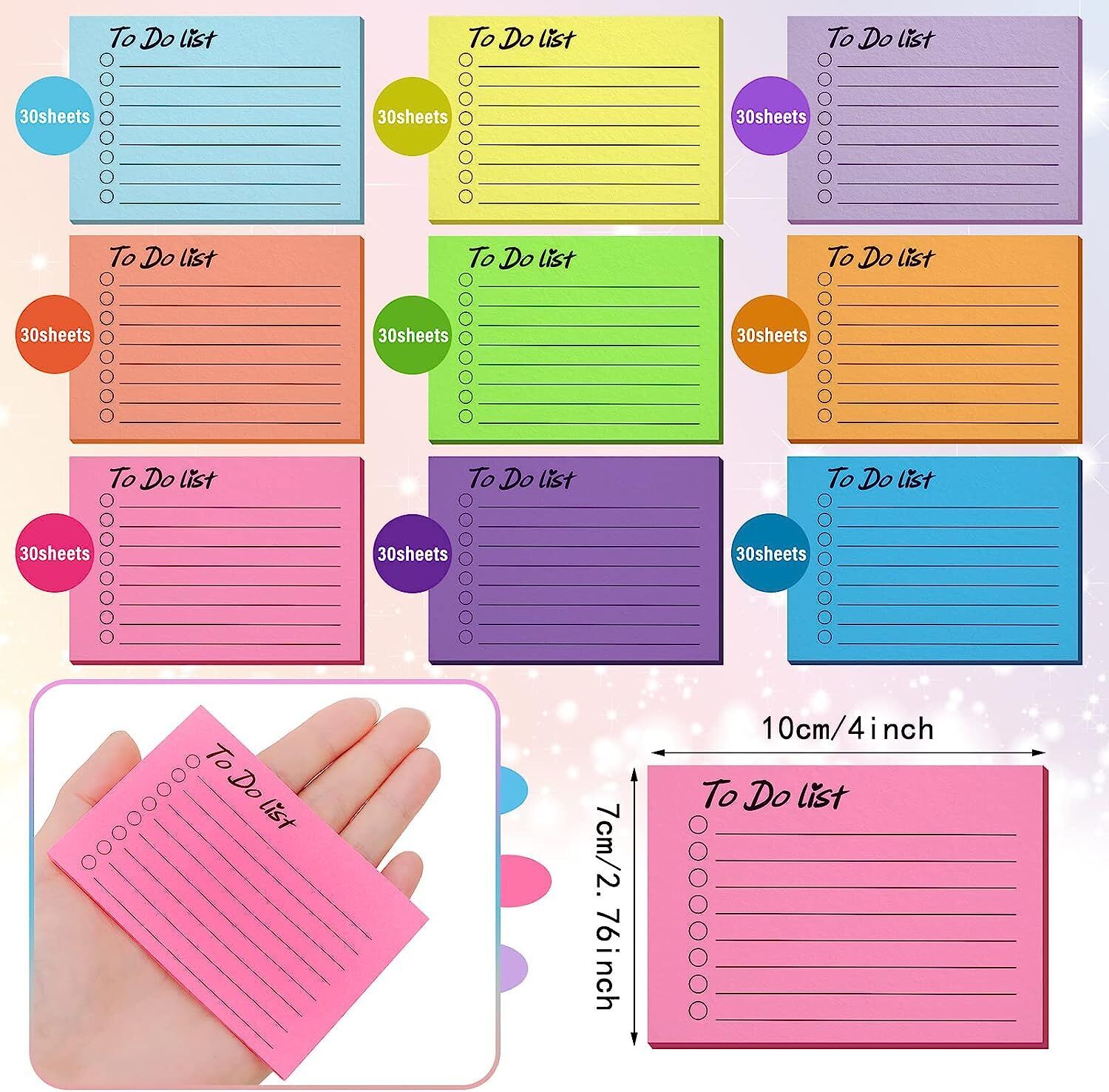 Buy Wholesale China To Do List Notepad With Lined Sticky Notes Self ...