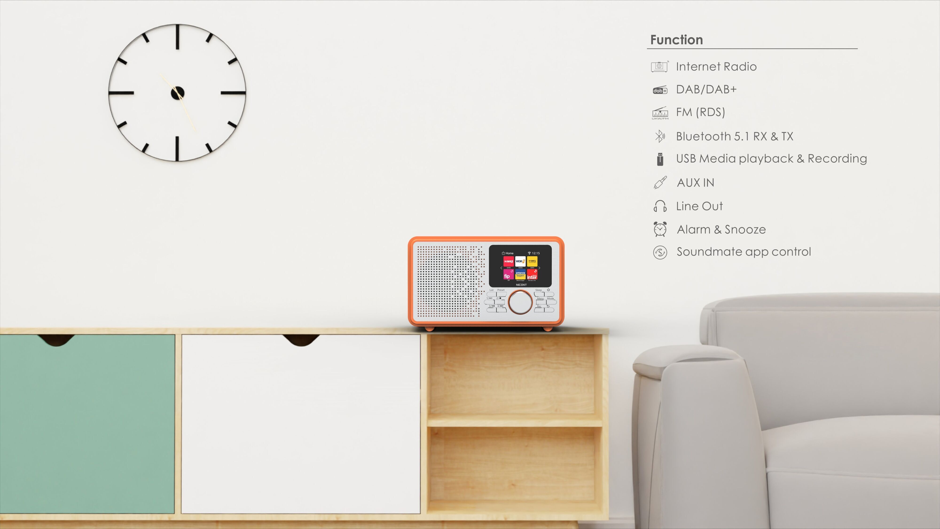 Buy Wholesale China Interner Table Radio With Dab, Fm, Bluetooth Rx ...