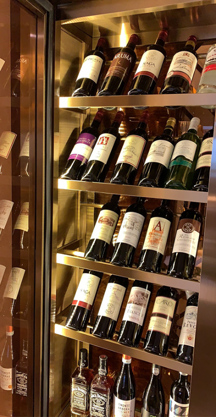 Buy China Wholesale Modern Stainless Steel Red Wine Display Cabinet Bar ...