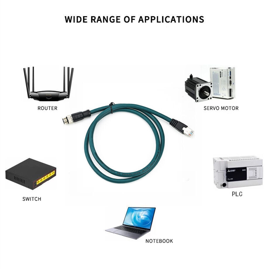 Buy Wholesale China Wholesale M12 8 Position X-code Male To Rj45 Cat6a ...