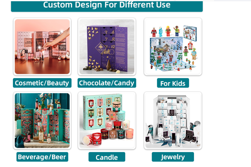 Buy Wholesale China Empty Fidget Advent Calender Cardboard Packaging ...