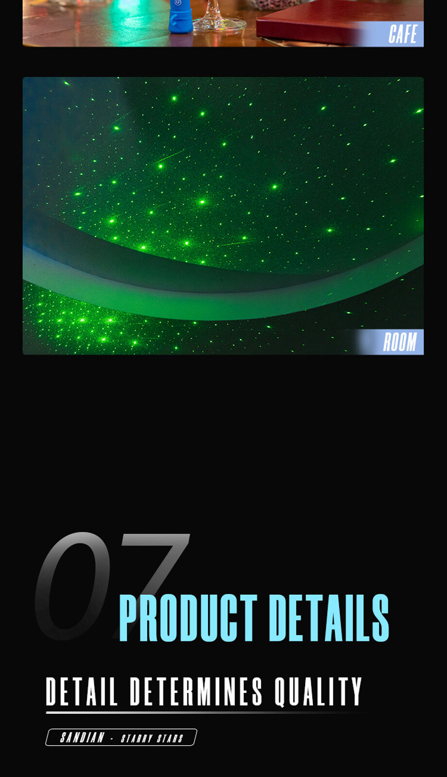 Buy Wholesale China Sandian Starry Star Light, Mini Sky Projector, Wide ...