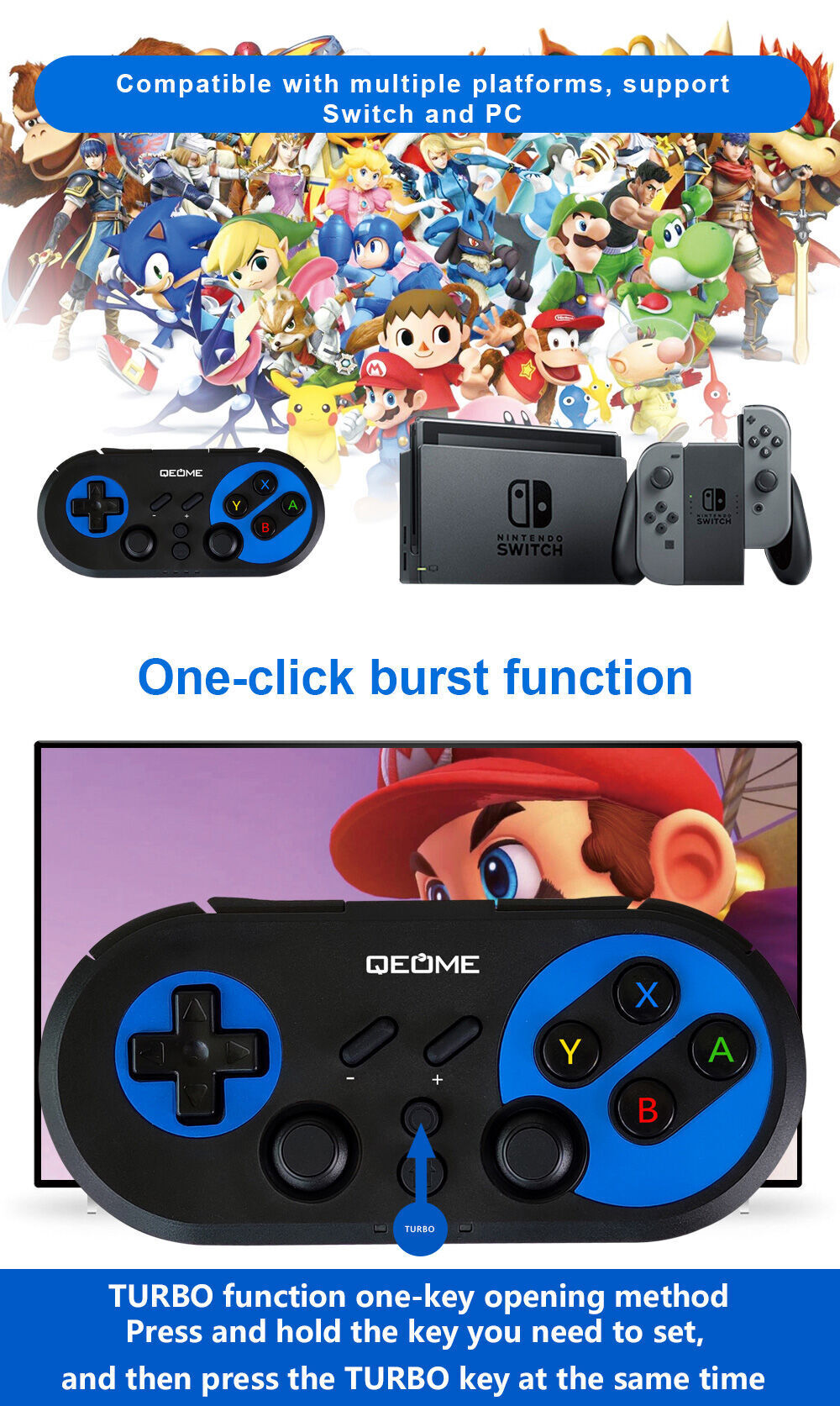 Buy Wholesale China Game Controllers For Pc Gaming With Function Motor ...