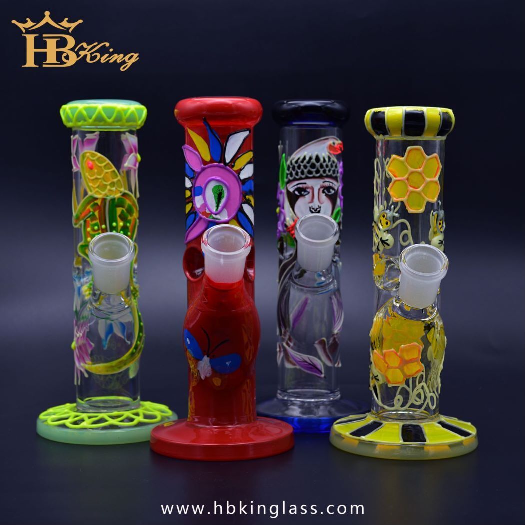 Buy Wholesale China In Stock Hbking Pink Color Recycler Glass Water ...