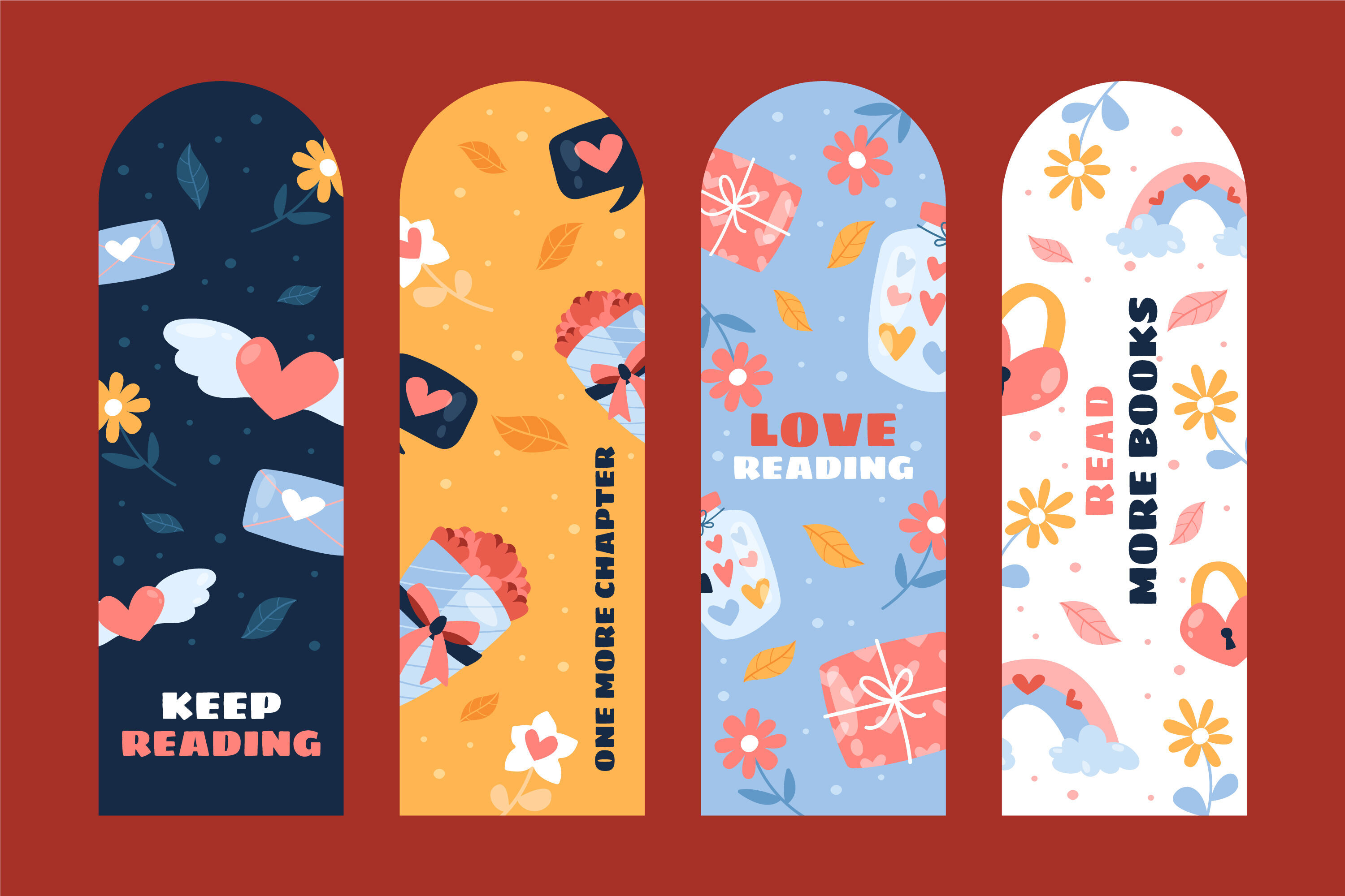 Buy Wholesale China 4pcs Magnetic Bookmarks Bulk Custom Printing ...