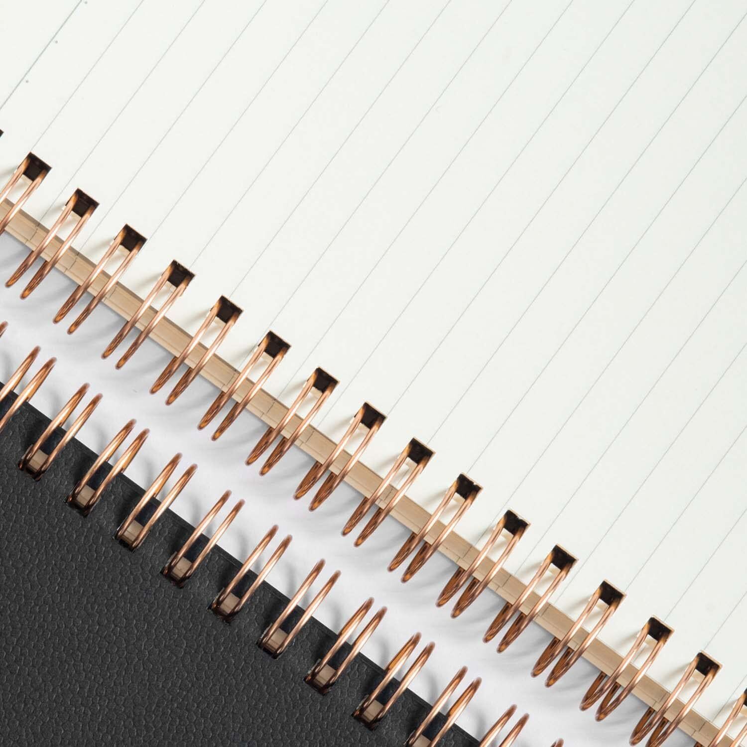 Buy Wholesale China Spiral Journal Notebook Hardcover Lined Wire-o ...