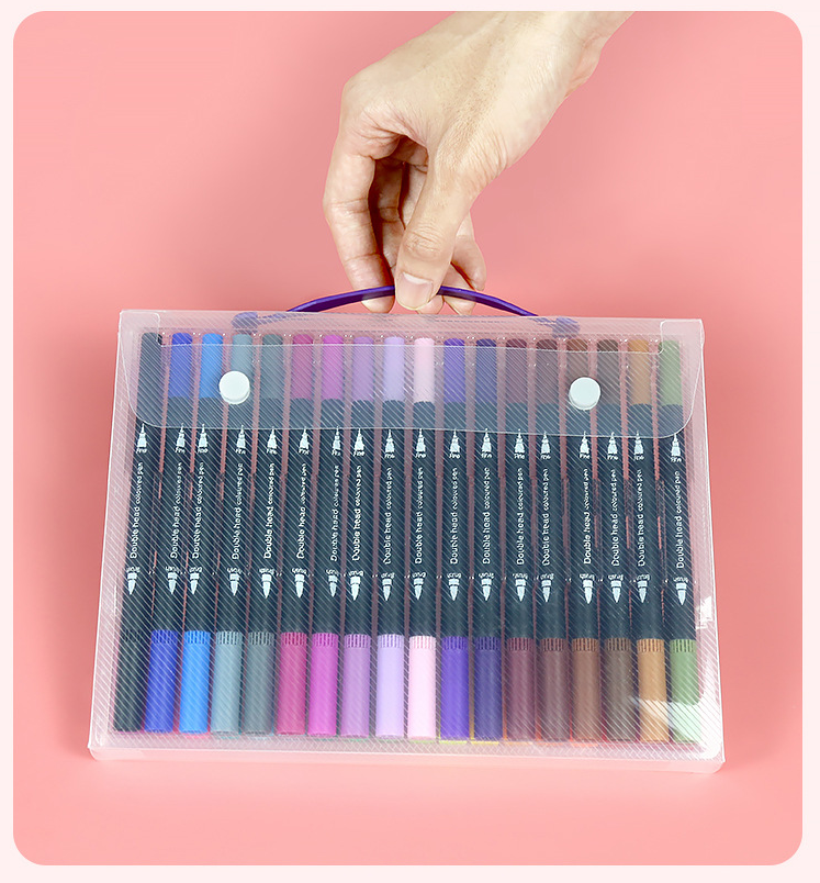 Buy Wholesale China 72 Colors Dual Tip Brush Pens Highlighter 72 Art ...