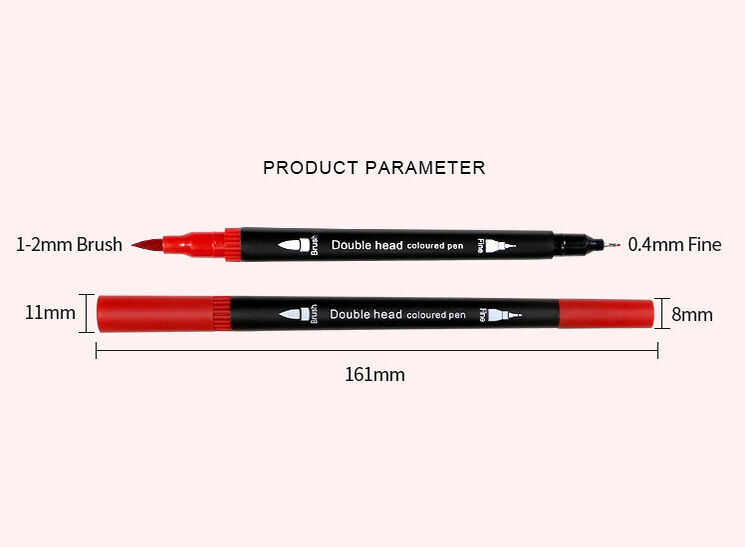 Buy Wholesale China 72 Colors Dual Tip Brush Pens Highlighter 72 Art ...