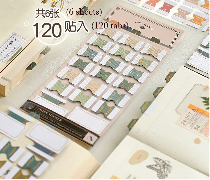 Planner Monthly Tabs Self Adhesive Month Tabs Stickers For Planners ...