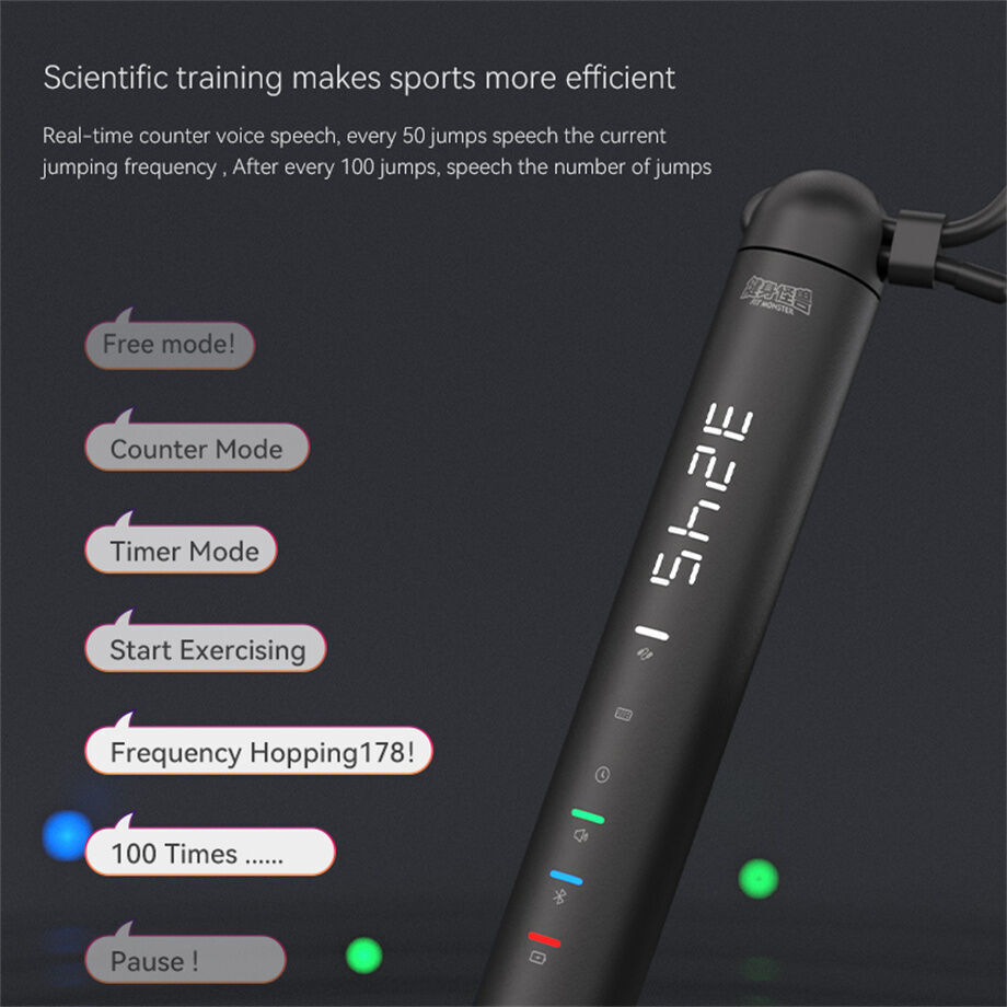 Buy Wholesale China Smart Bluetooth Voice Jump Rope With Fitness App ...