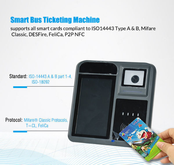 Buy Wholesale China Cashless Payment Card Reader Nfc Bus Validator Pos ...