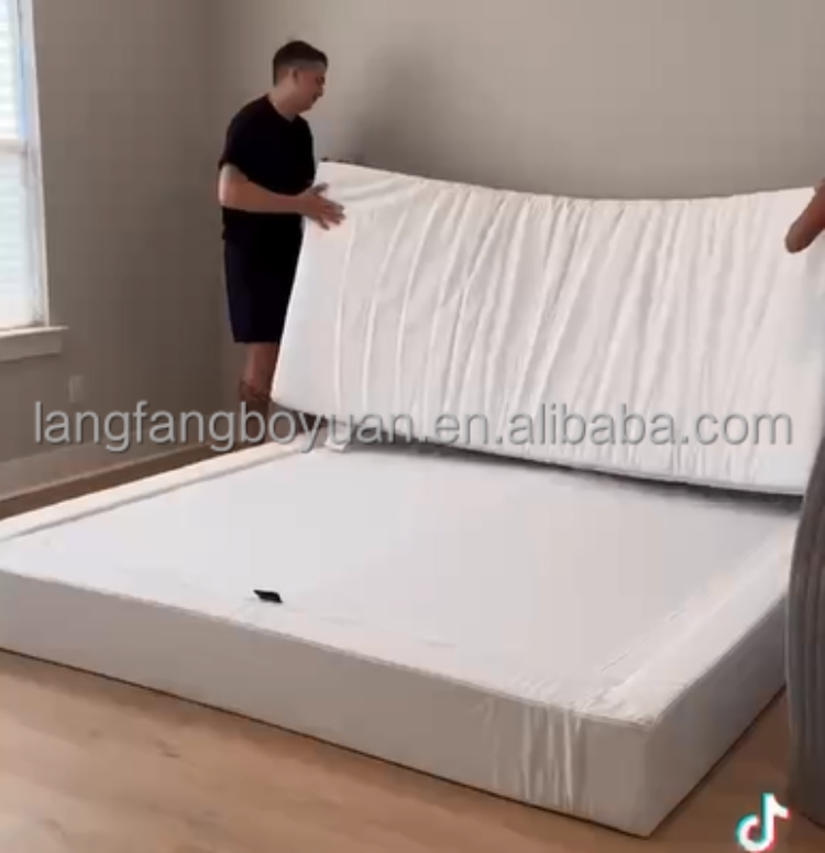 Simple Clean Comfortable Soft Floor White No Assembly Folding Easy ...