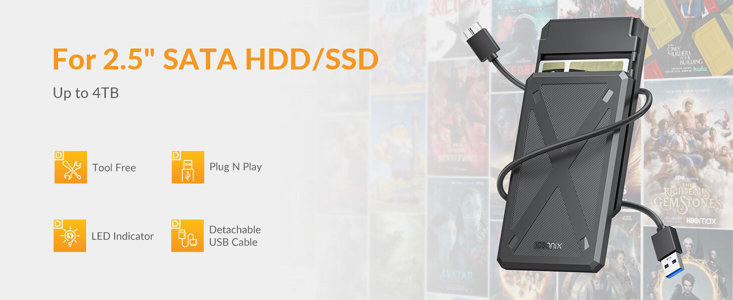 Buy Wholesale China 2.5 Inch Hard Drive Enclosure Usb 3.0 To Sata Iii ...