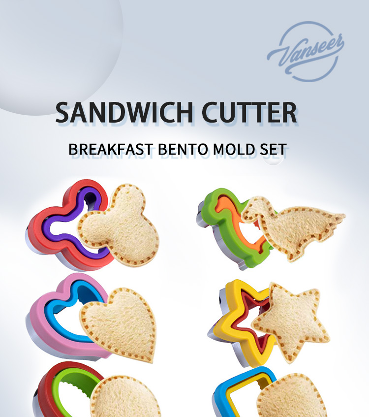 26 Pcs Set Sandwich Cutter And Sealer Set Food Cutter For Kid Bread ...