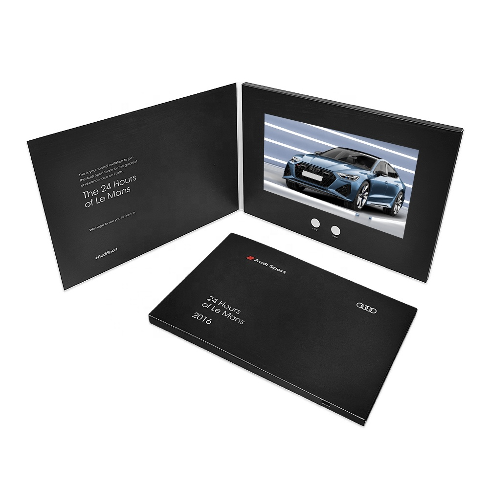 Customized Printing 7 Inch Lcd Screen Video Brochure For Advertising ...