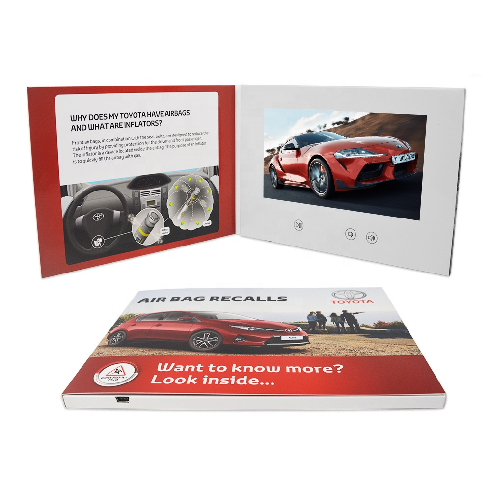 High Quality 2.4,4.3,5,7,10 Inch Lcd Video Invitation Business Card ...