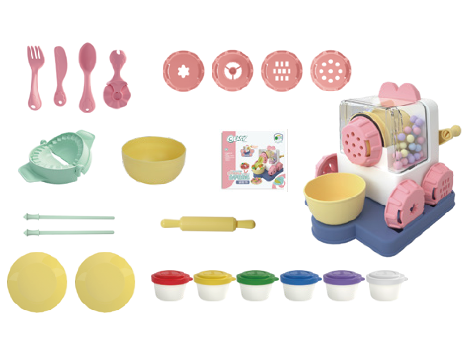 Buy Wholesale China Wholesale Diy Toy Rabbit Noodle Set Color Dough Set ...