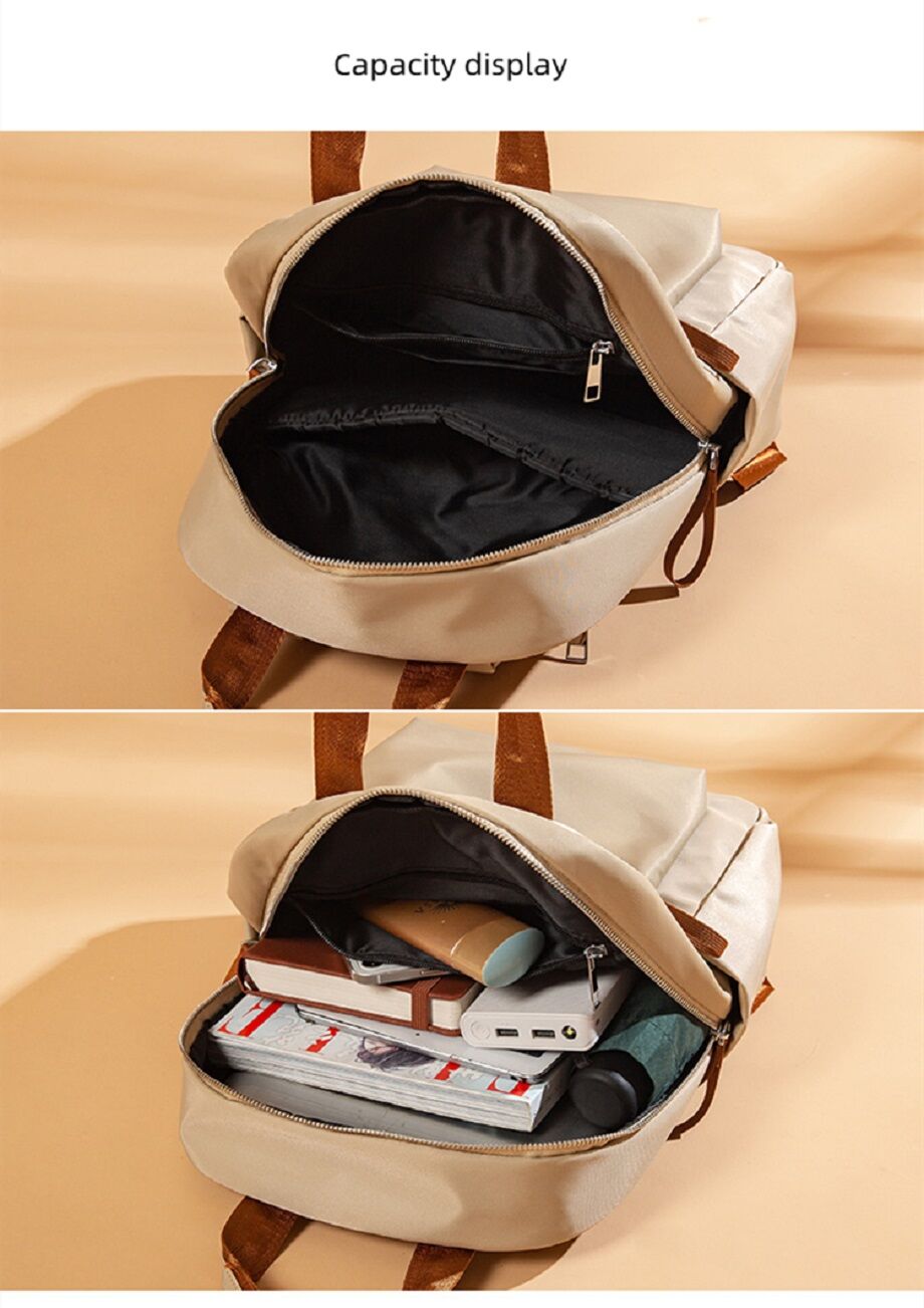 Factory Price Fashion Large Capacity Backpack Girls Student Oxford High ...