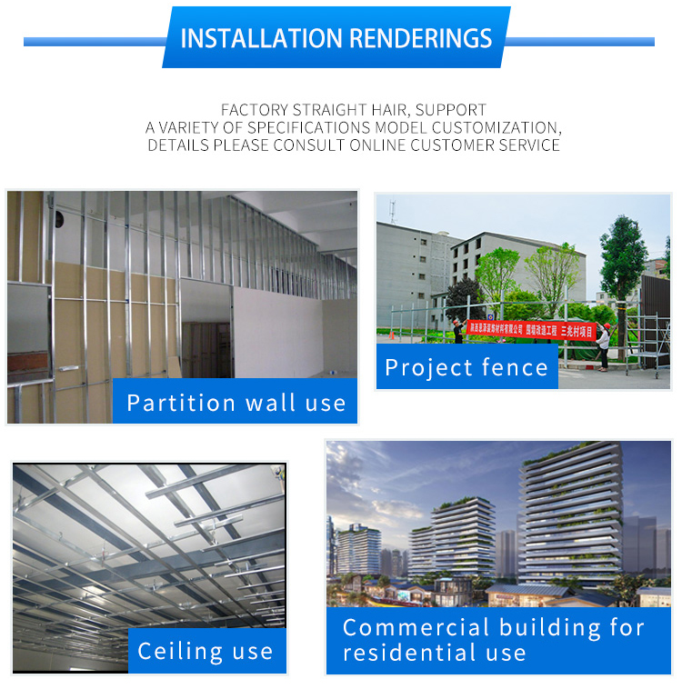 2x4 Metal Stud Drywall Profile C Channel Furring Channel Gypsum Channel ...