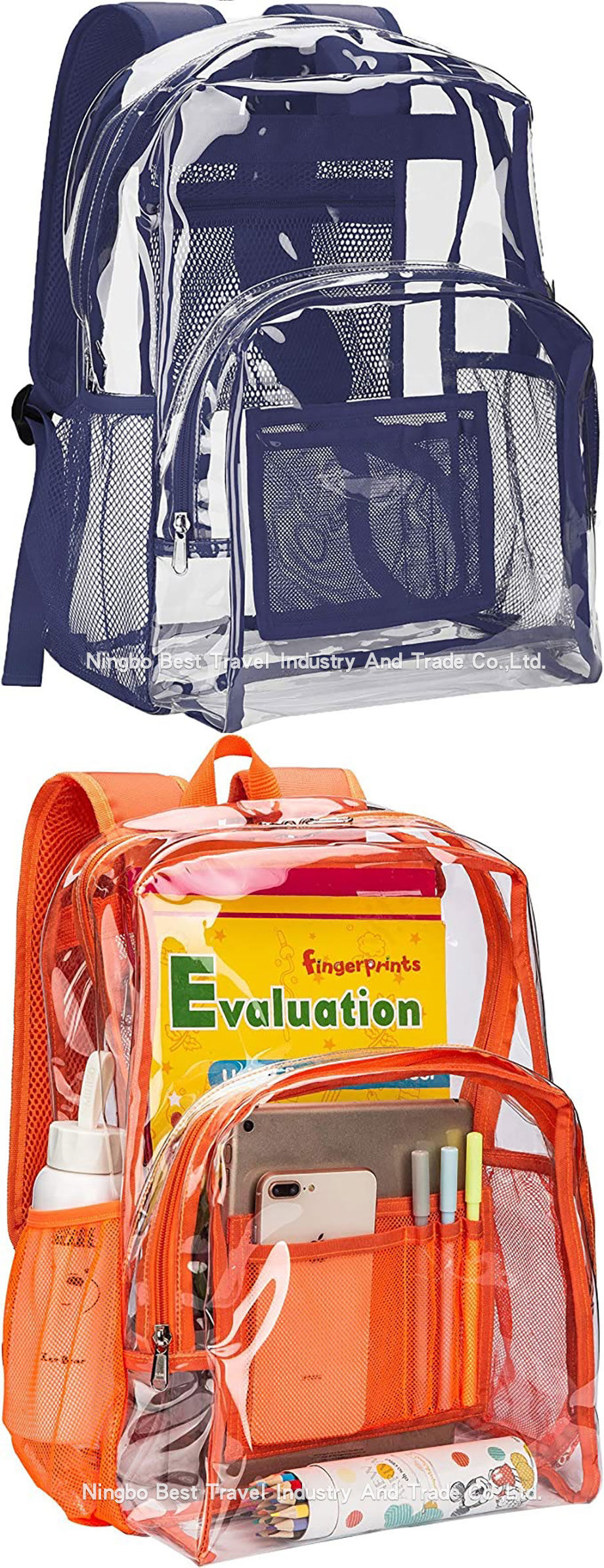 Buy Wholesale China New Pvc Bag Male And Female Students Trend ...