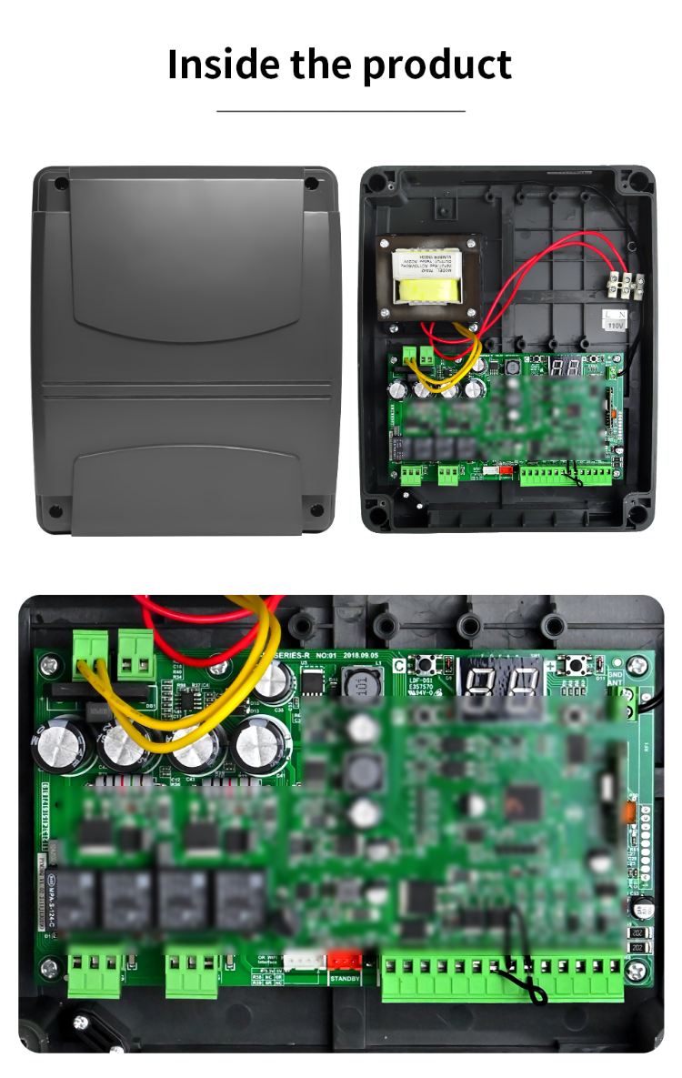 Foresee Dc24v Swing Gate Opener For 700kg Electric Door Operator Remote ...