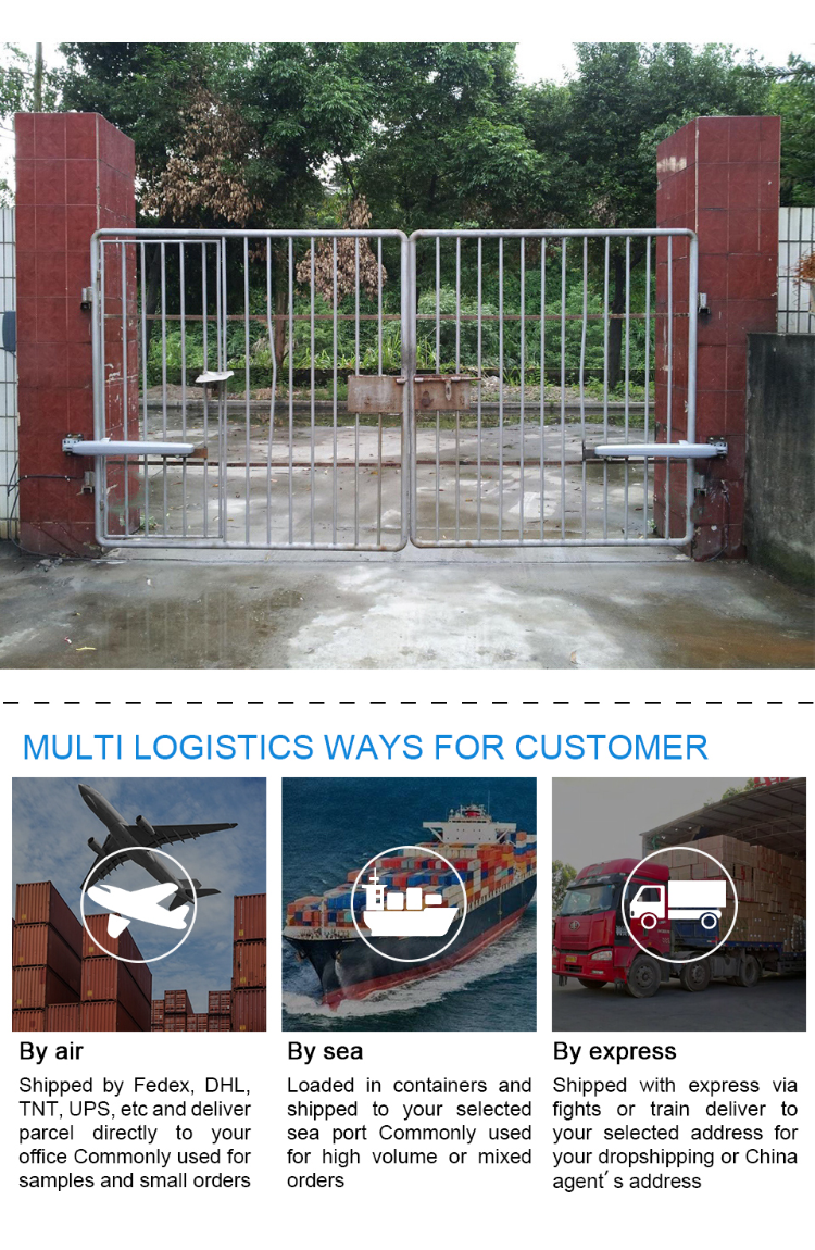 Foresee Dc24v Swing Gate Opener For 700kg Electric Door Operator Remote ...