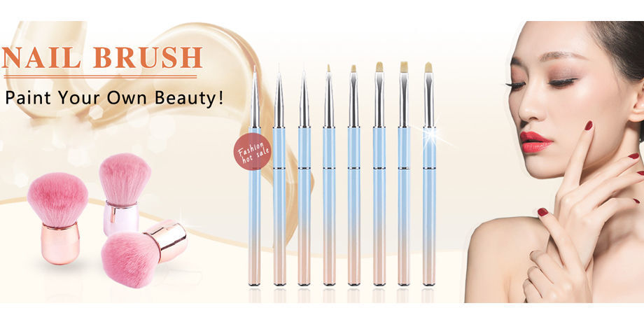 Buy Wholesale China Customization Mini Rainbow Colorful Nail Dust Brush ...