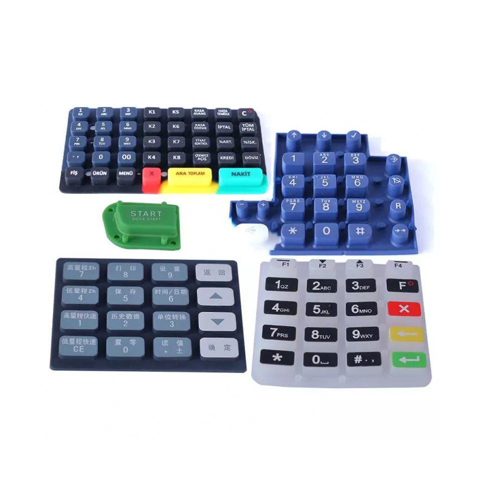 Factory Direct Sales Welcomed Rubber Keyboard Custom Made Silicone ...