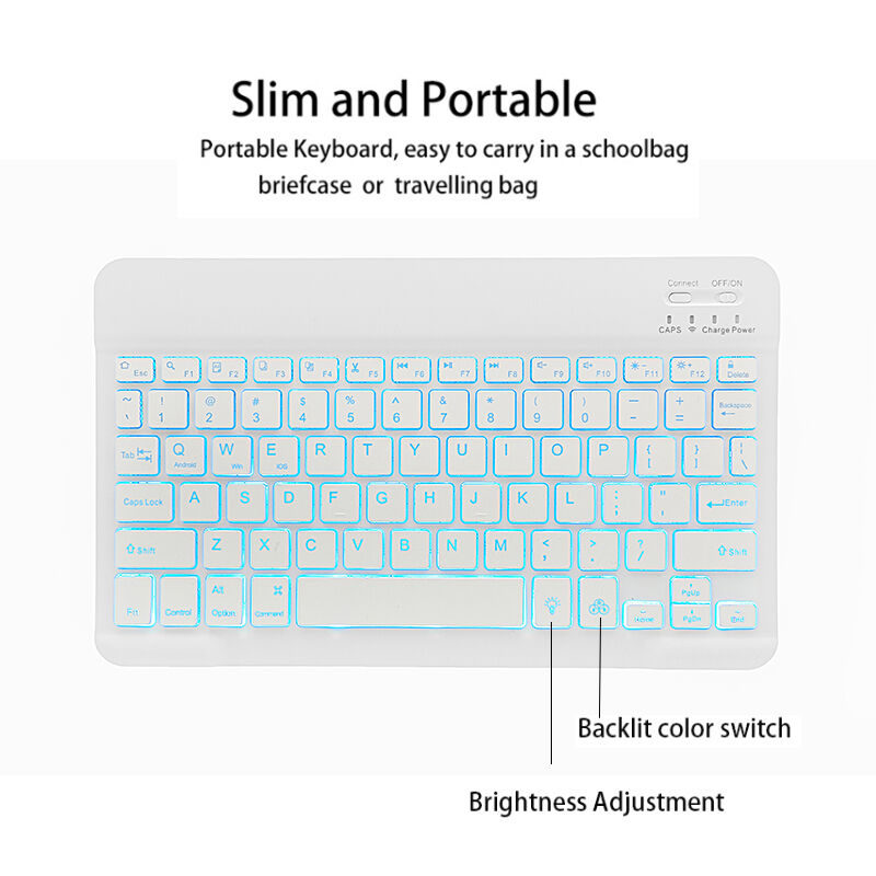 Buy Wholesale China Ultra Slim Portable Mini Bluetooth Keyboard With 7 ...