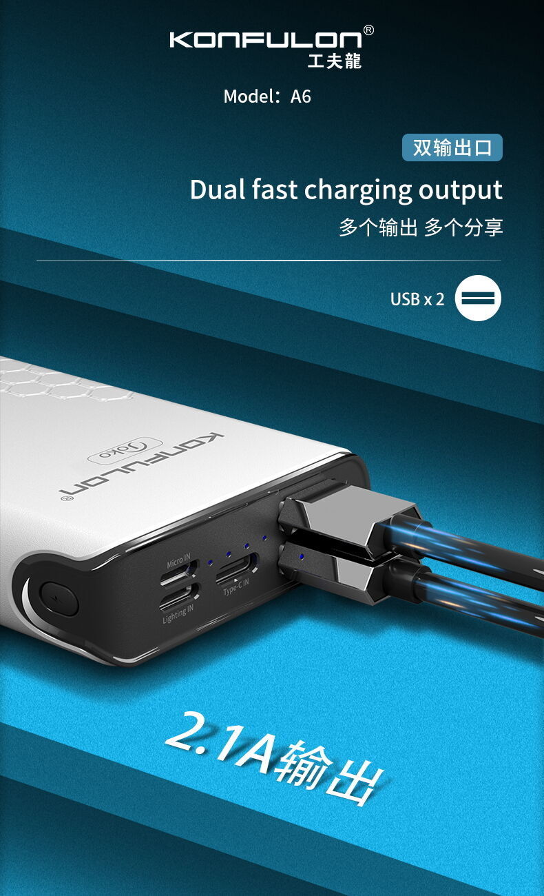 Buy Wholesale China Konfulon Hot Selling Promotion 10000mah Pd20w Fast ...
