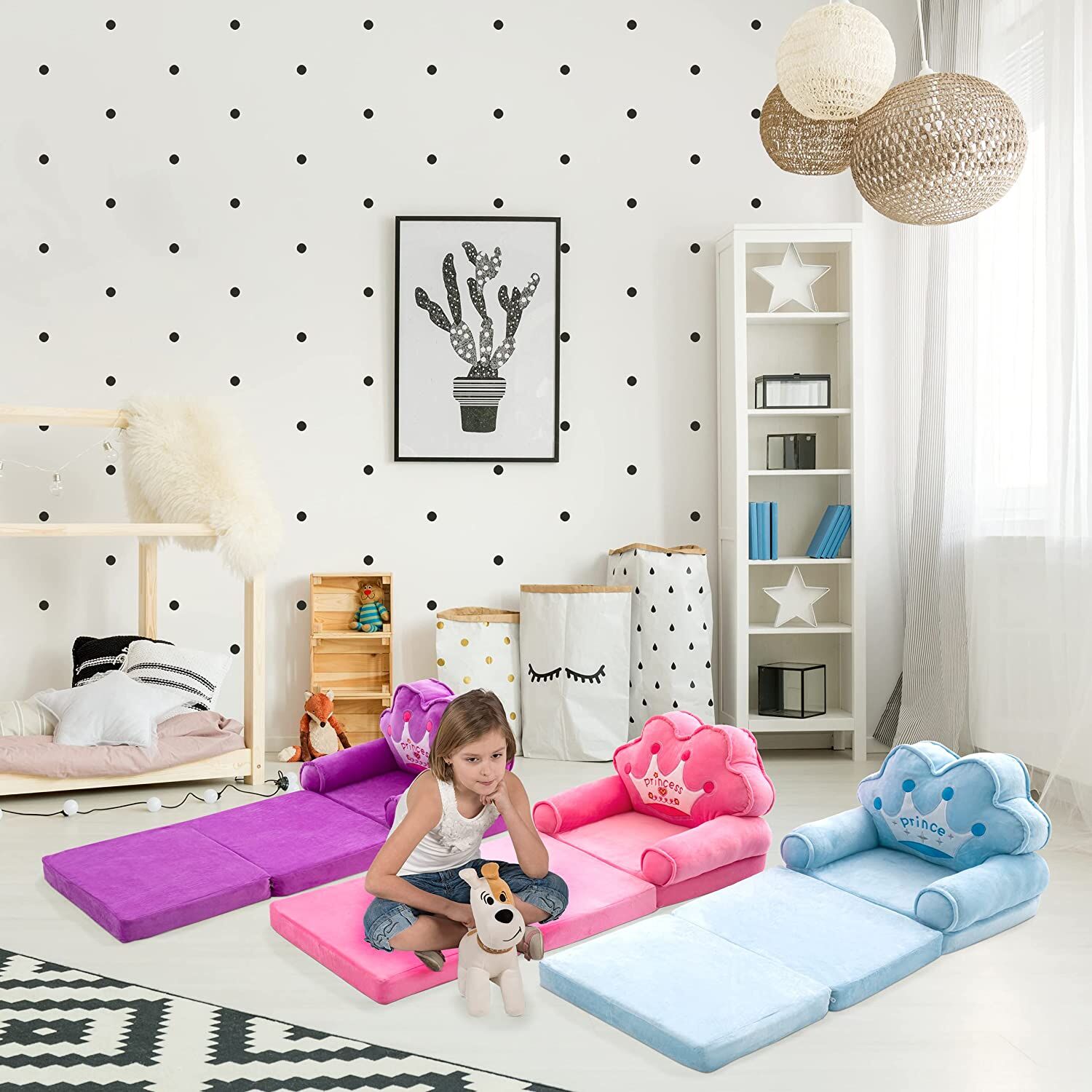 Buy Wholesale China Toddler Sofa Foldable Chair Kids Couch Fold Out For ...