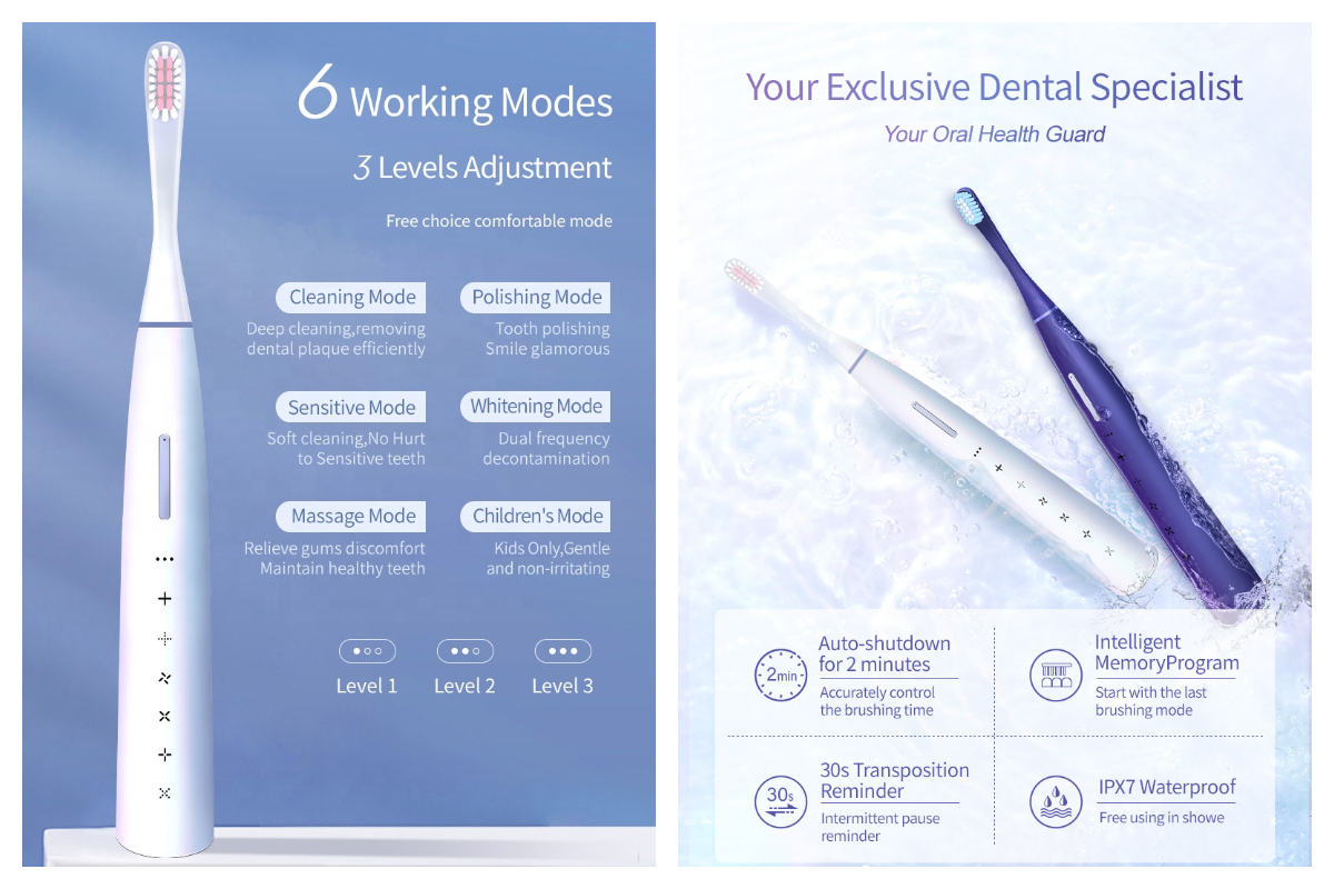 Bulk Buy China Wholesale Ipx7 Waterproof Automatic Soft Ultrasonic ...