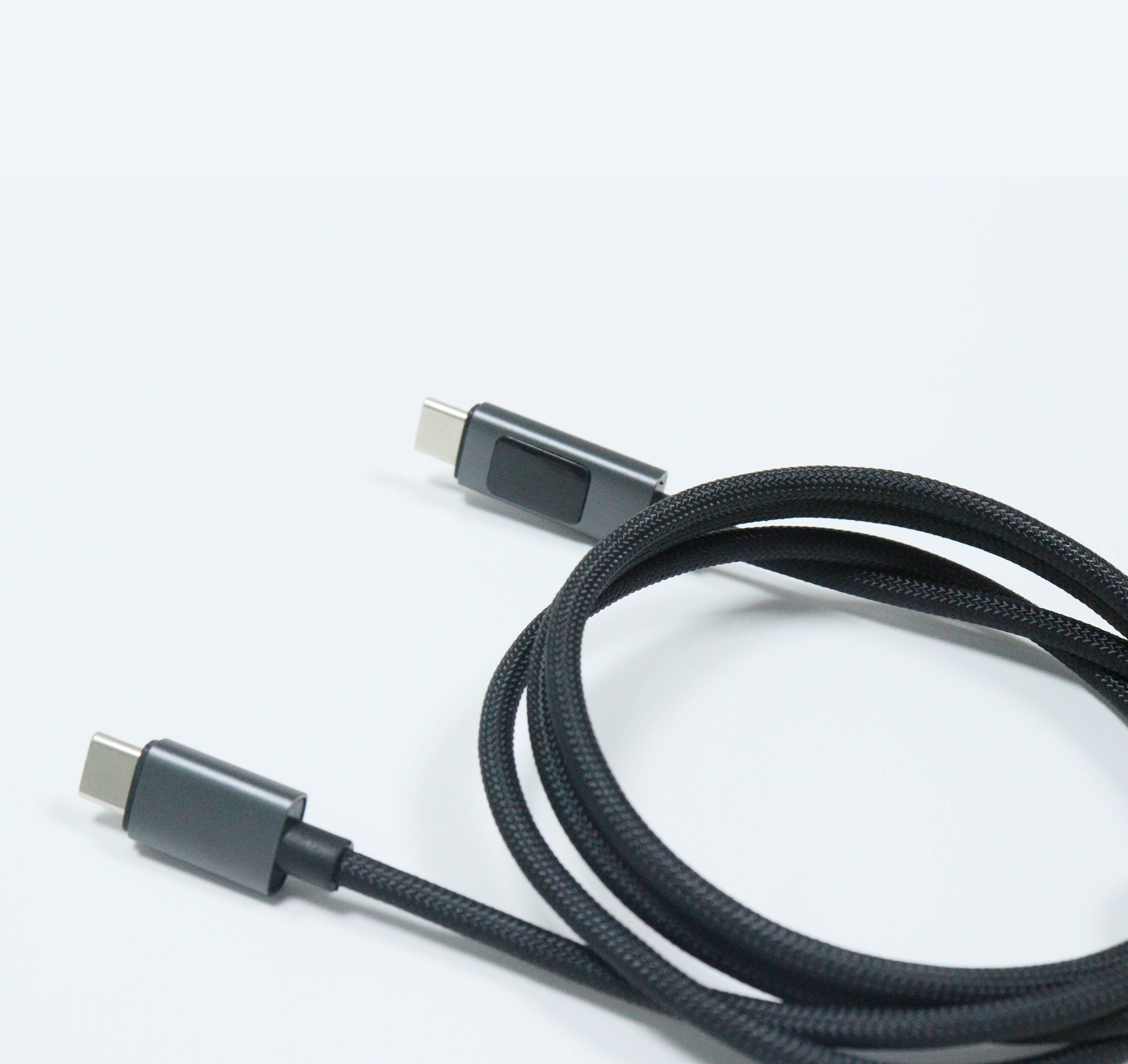 Buy Wholesale China Digital Display Usb C To C Charger Cable 100w 1m Pd ...