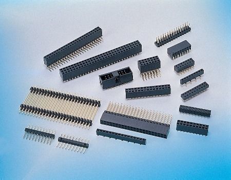 Female Header Dual Rows Bottom Entry Type 2.54mm Pitch - China ...