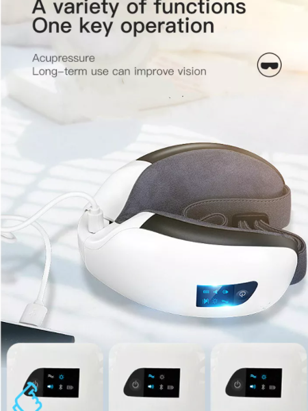 Eye Massage Portable Eye Massage With Heat Air Compression And Music ...