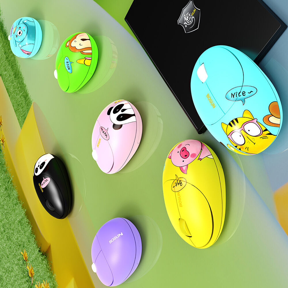 Fashion Style ,wireless Mouse, Cartoon Design Silent 2.4g Mouse Optical ...